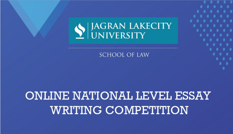 Online National Essay Writing Competition | Jagran Lakecity University ...