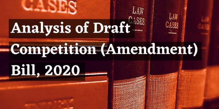 Analysis of Draft Competition Amendment Bill 2020: Detailed – Legal 60
