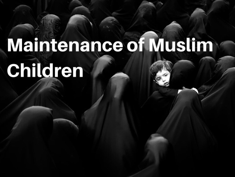 Maintenance of Muslim Children – Legal 60