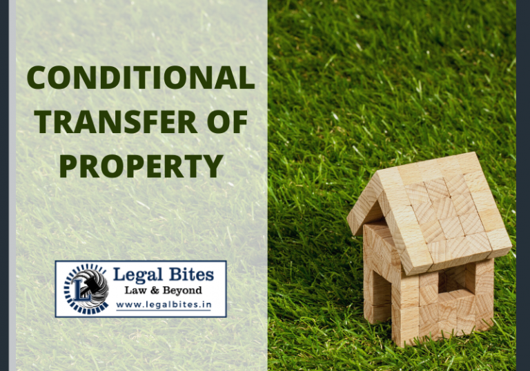 Conditional Transfer of Property – Legal 60