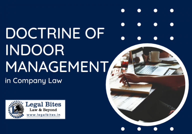 Doctrine of Indoor Management in Company Law – Legal 60