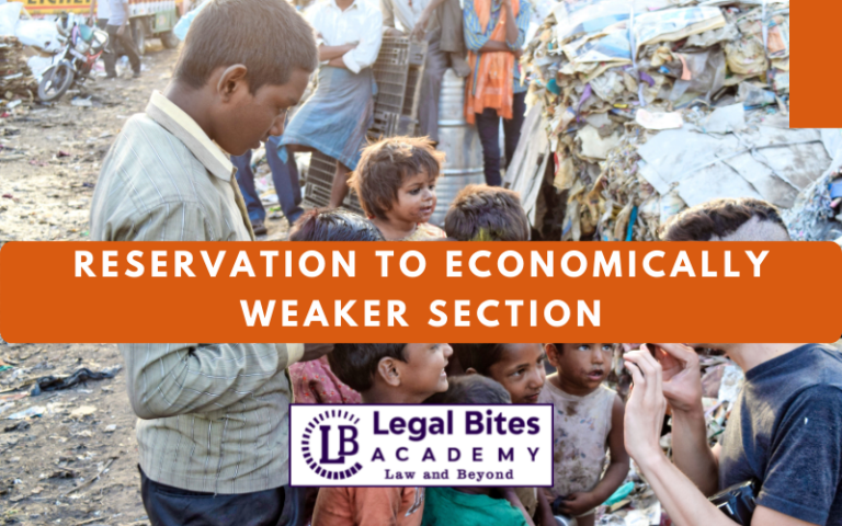 Reservation to Economically Weaker Section: Constitutional 103rd ...