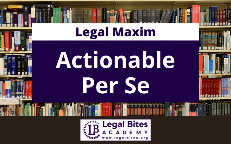 Actionable Per Se – Legal 60