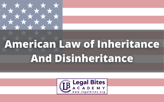 American Law of Inheritance And Disinheritance – Legal 60