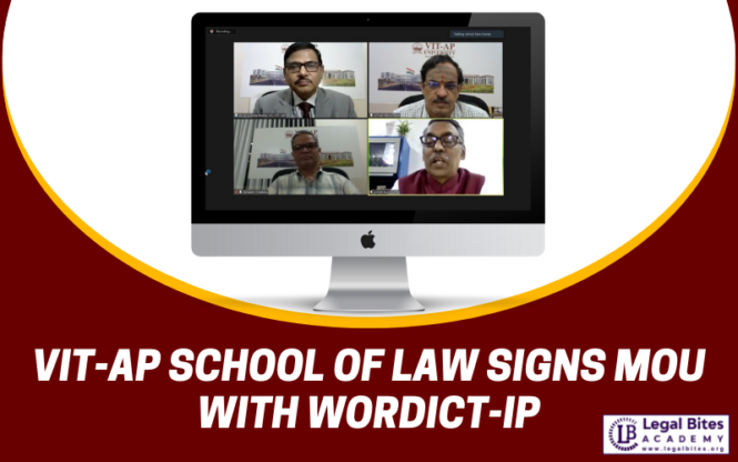 VIT-AP School of Law signs MoU with Wordict-IP – Legal 60