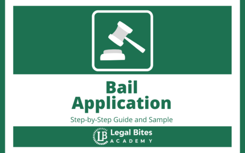 Bail Application: Step-by-Step Guide and Sample – Legal 60