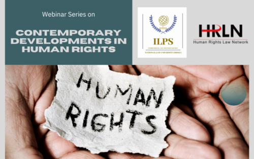 Webinar Series On Contemporary Developments In Human Rights | ILPS(NLU ...