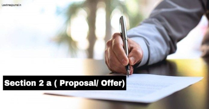 SECTION 2(a): PROPOSAL/OFFER – Legal 60