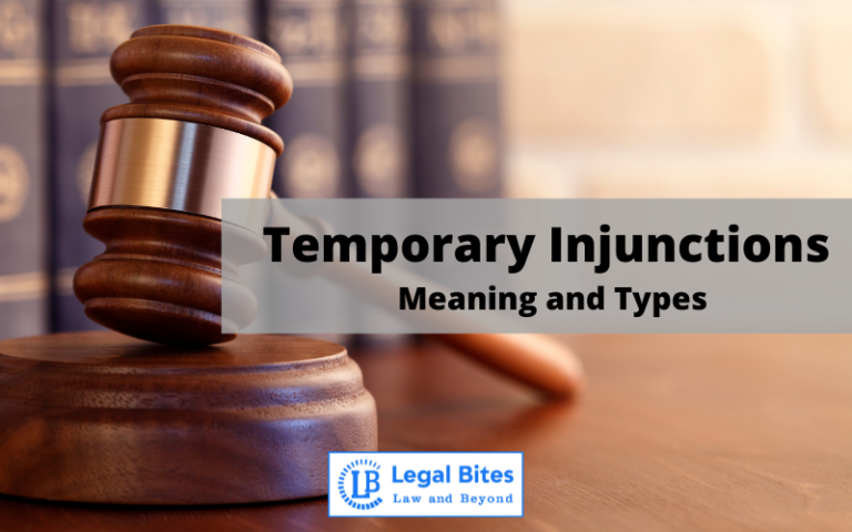 Temporary Injunctions: Meaning and Types – Legal 60