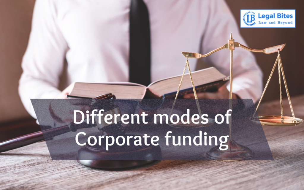 Different Modes of Corporate Funding – Legal 60