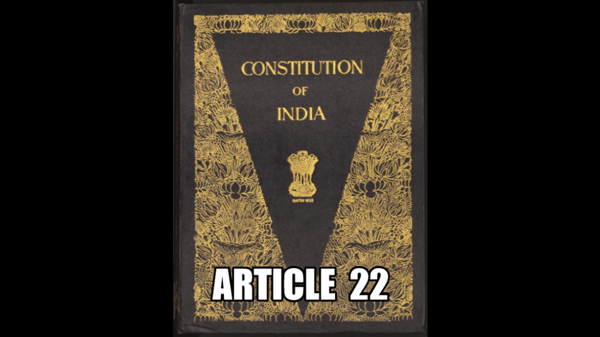 Article 22 Constitution of India – Legal 60