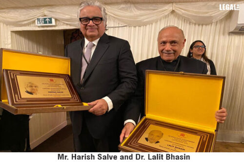 Legal luminaries Dr Lalit Bhasin and Harish Salve conferred with ...