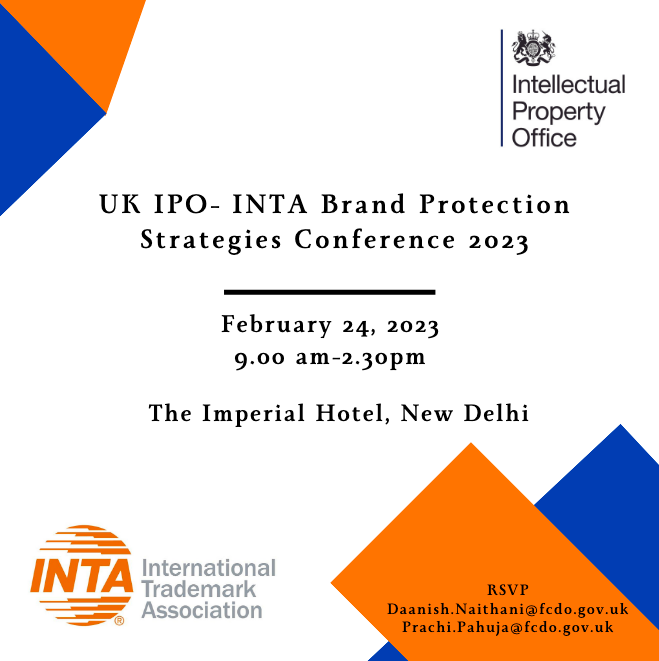 [Sponsored] UK IPO-INTA Brand Protection Strategies Conference, 2023 ...